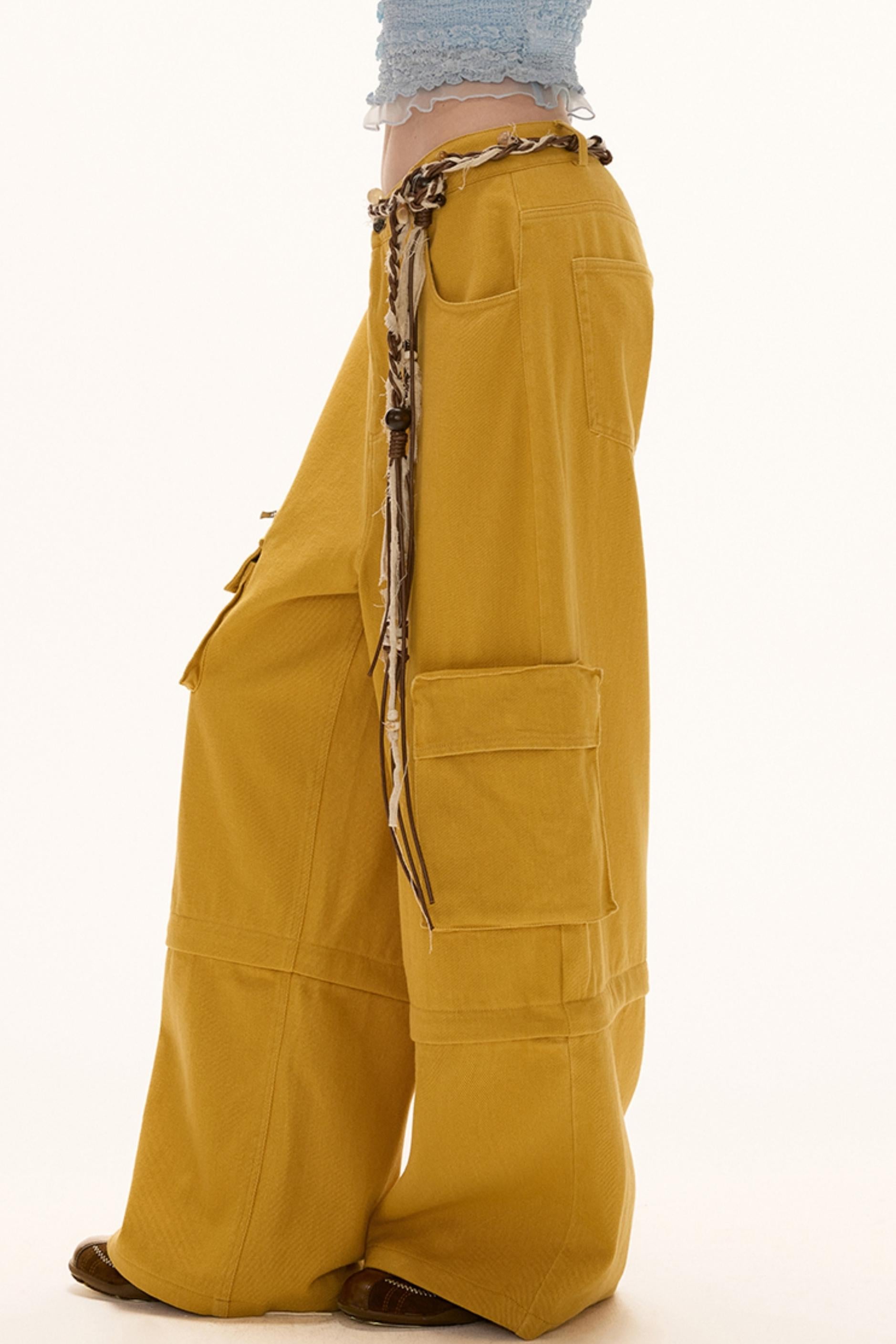 Yellow Summer Work Pants – UrbanSheek