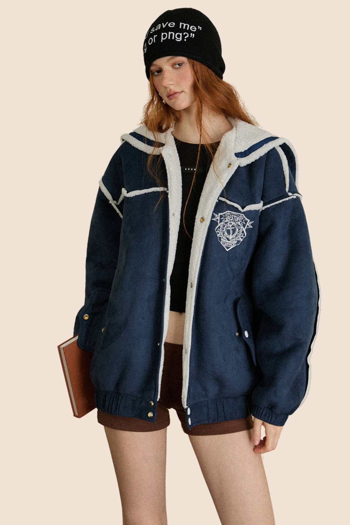 Preppy Lambswool Patchwork Jacket – UrbanSheek