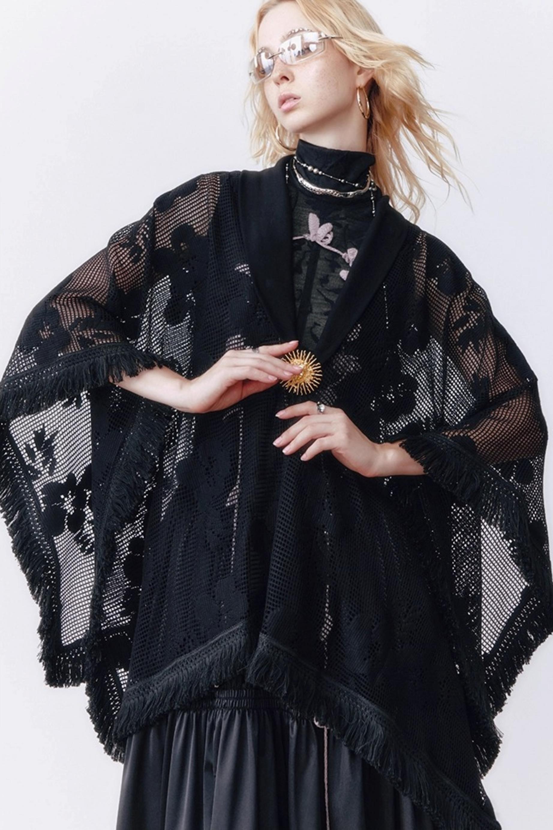 Celestial Fringe Cape – UrbanSheek