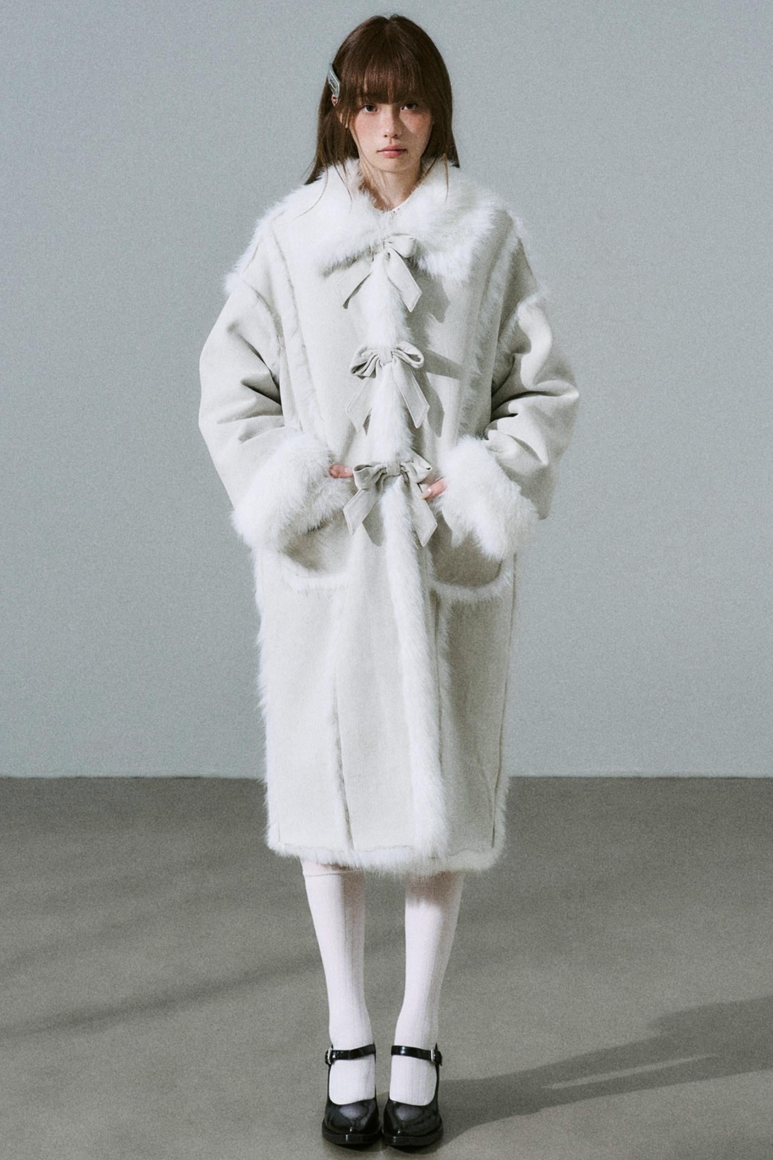 Sweet Silver Grey Fur Jacket – UrbanSheek