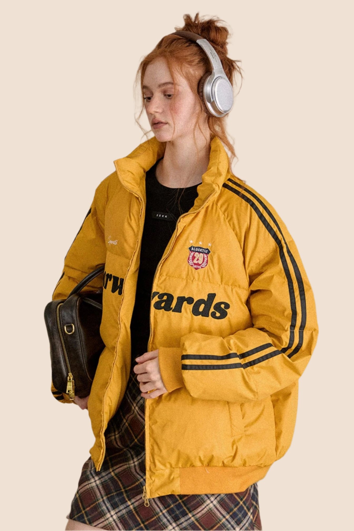 Vintage Striped Sleeve Cotton Bread Jacket – UrbanSheek