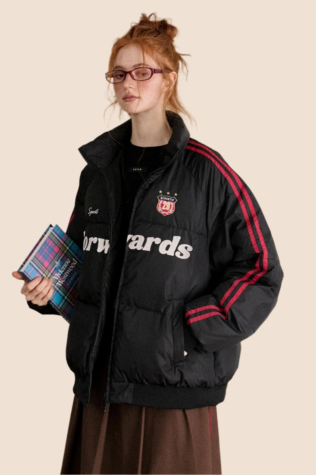 Vintage Striped Sleeve Cotton Bread Jacket – UrbanSheek