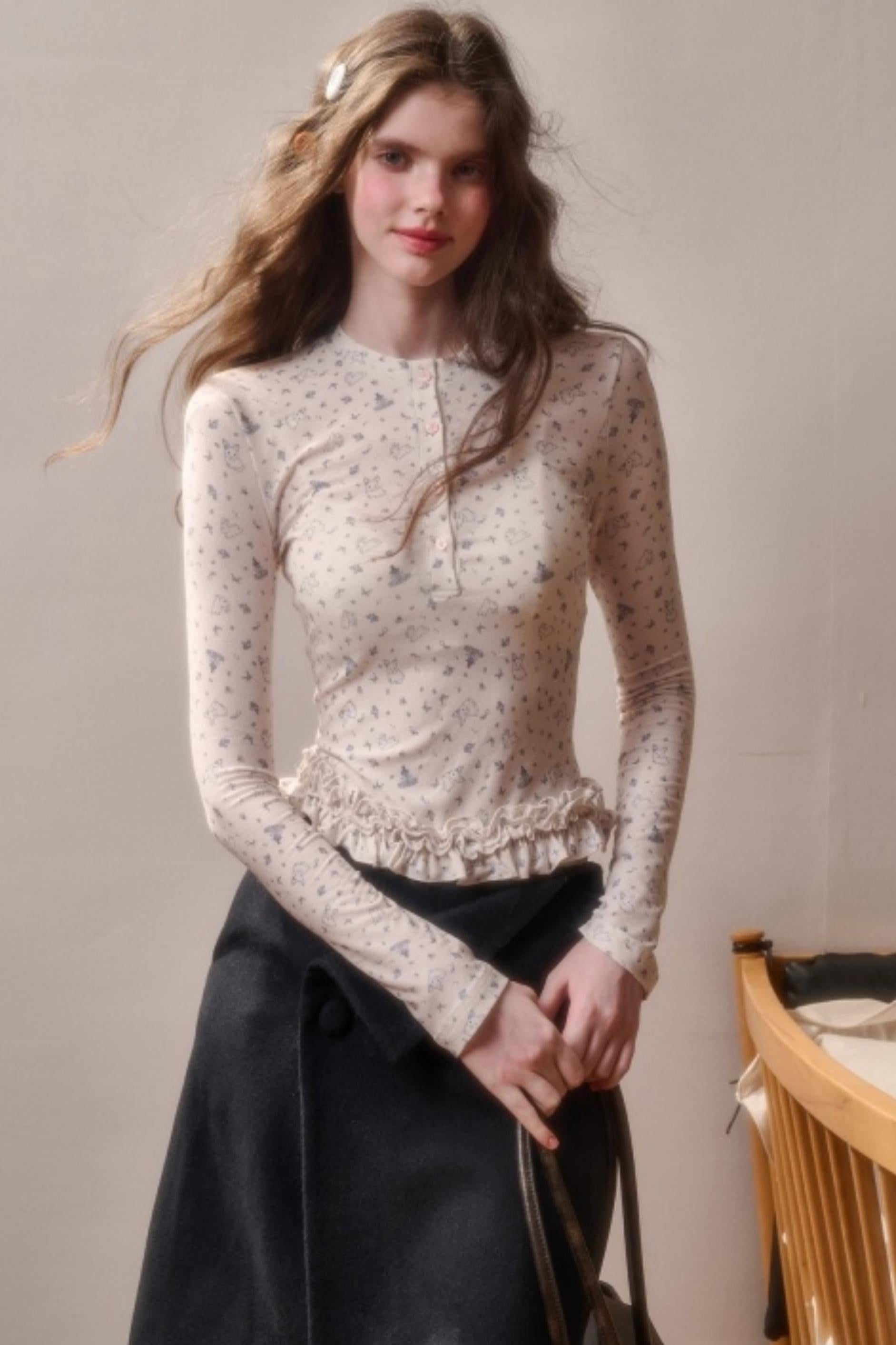 Fluffy Rabbit Lace Top – UrbanSheek