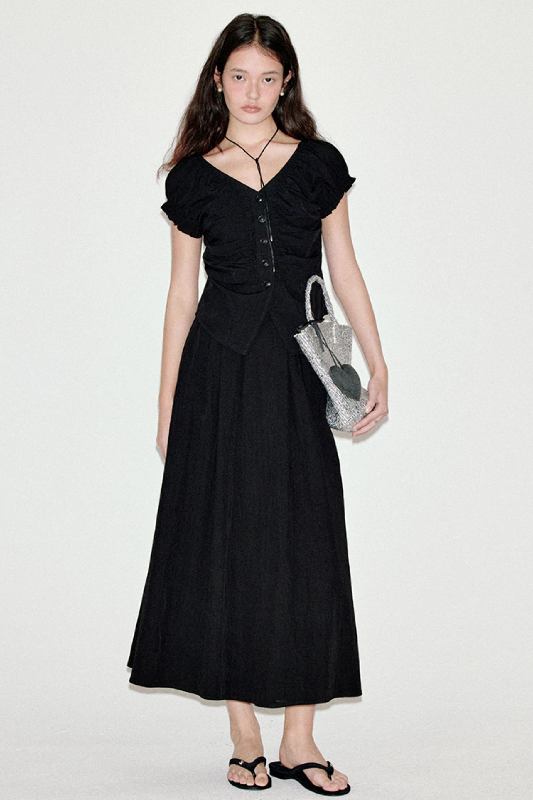 French Bud Sleeve Skirt Set-Up – UrbanSheek