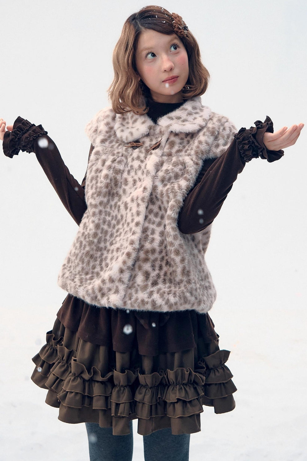 Leopard Print Faux Fur Jacket – UrbanSheek