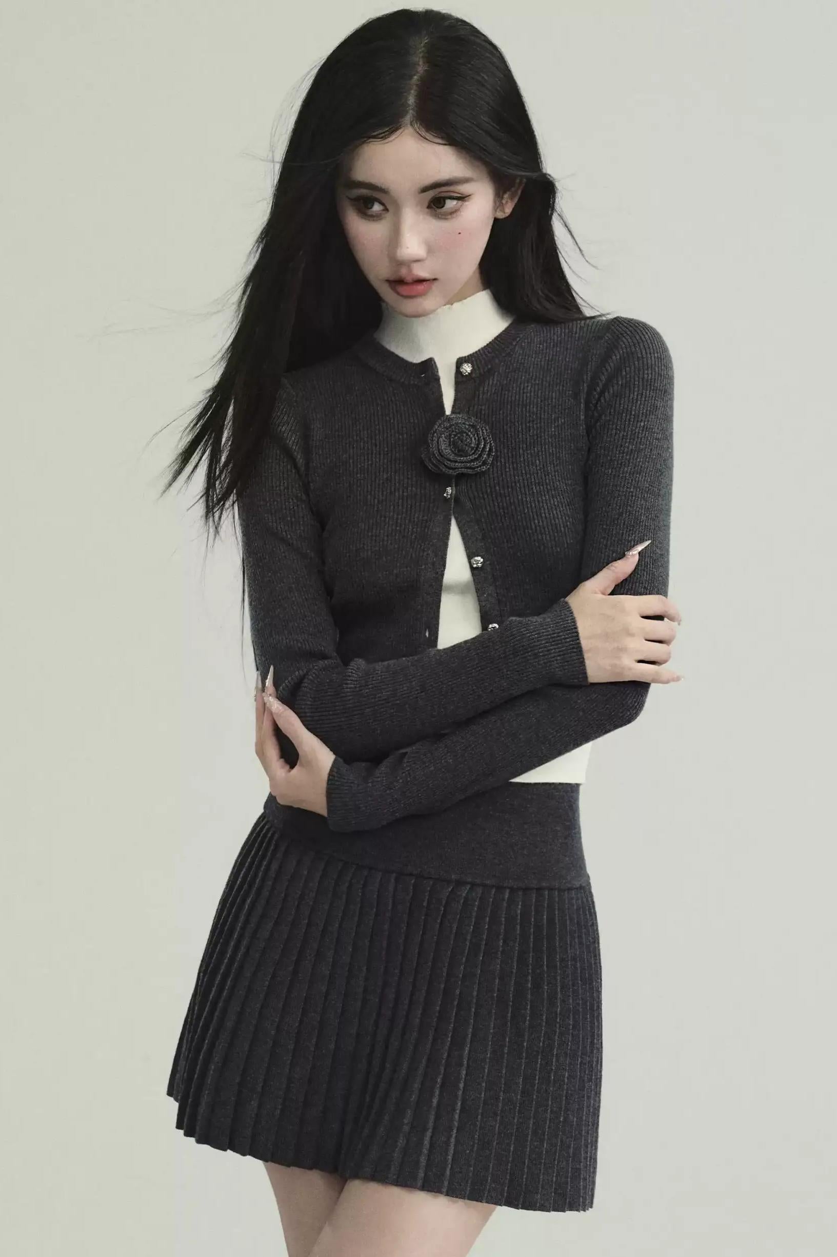 French Knitted Three-Piece Set-Up – UrbanSheek