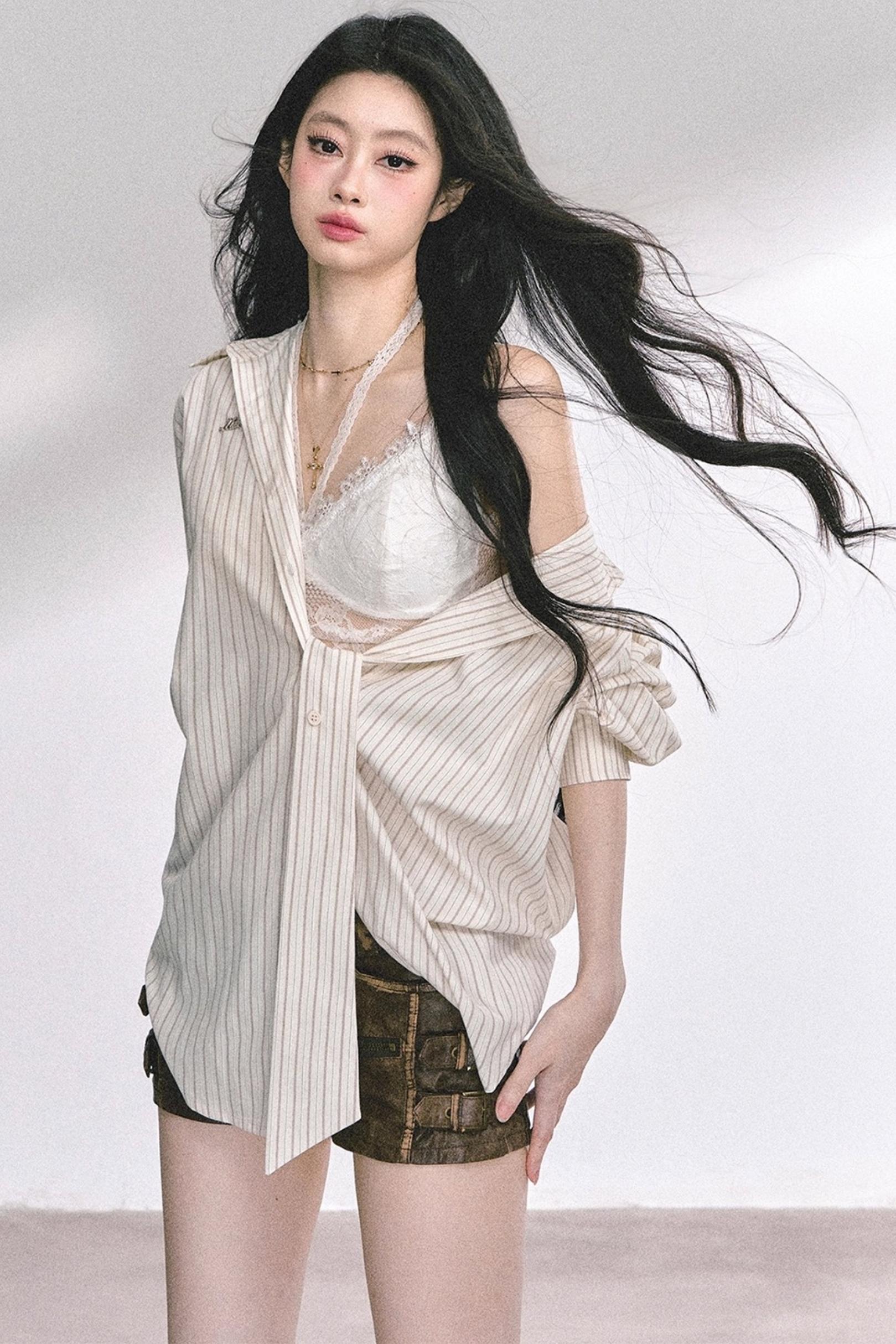 French Stripe Sunscreen Shirt – UrbanSheek