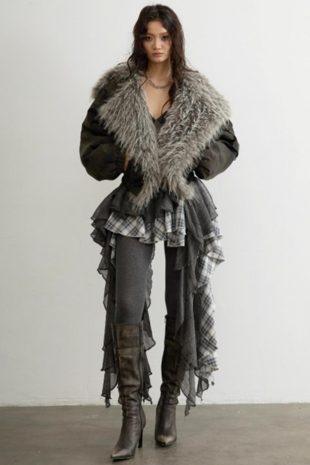 High-Waisted Aviator Jacket – UrbanSheek