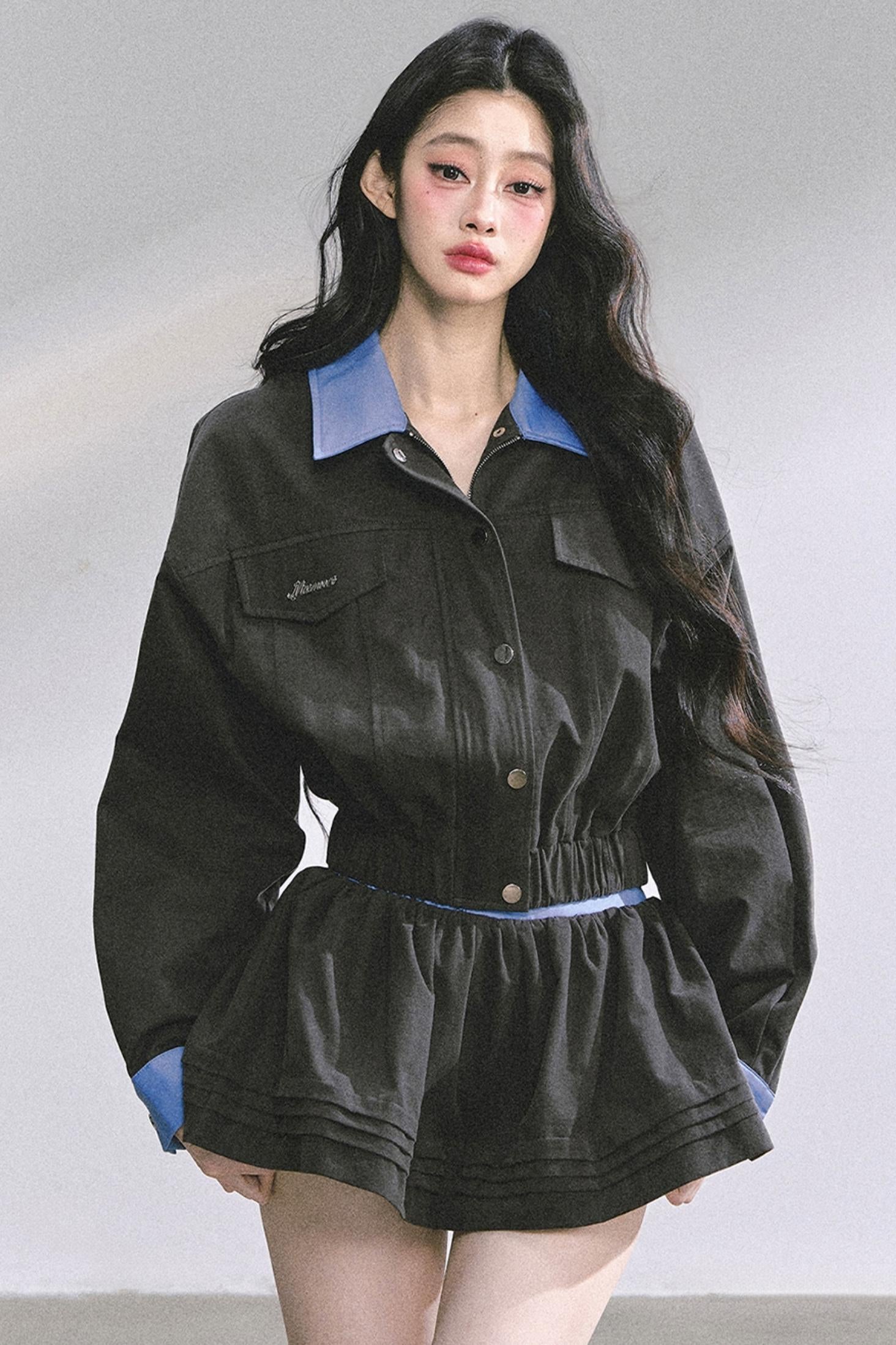 Womens Coat & Short Skirt Set-Up – UrbanSheek