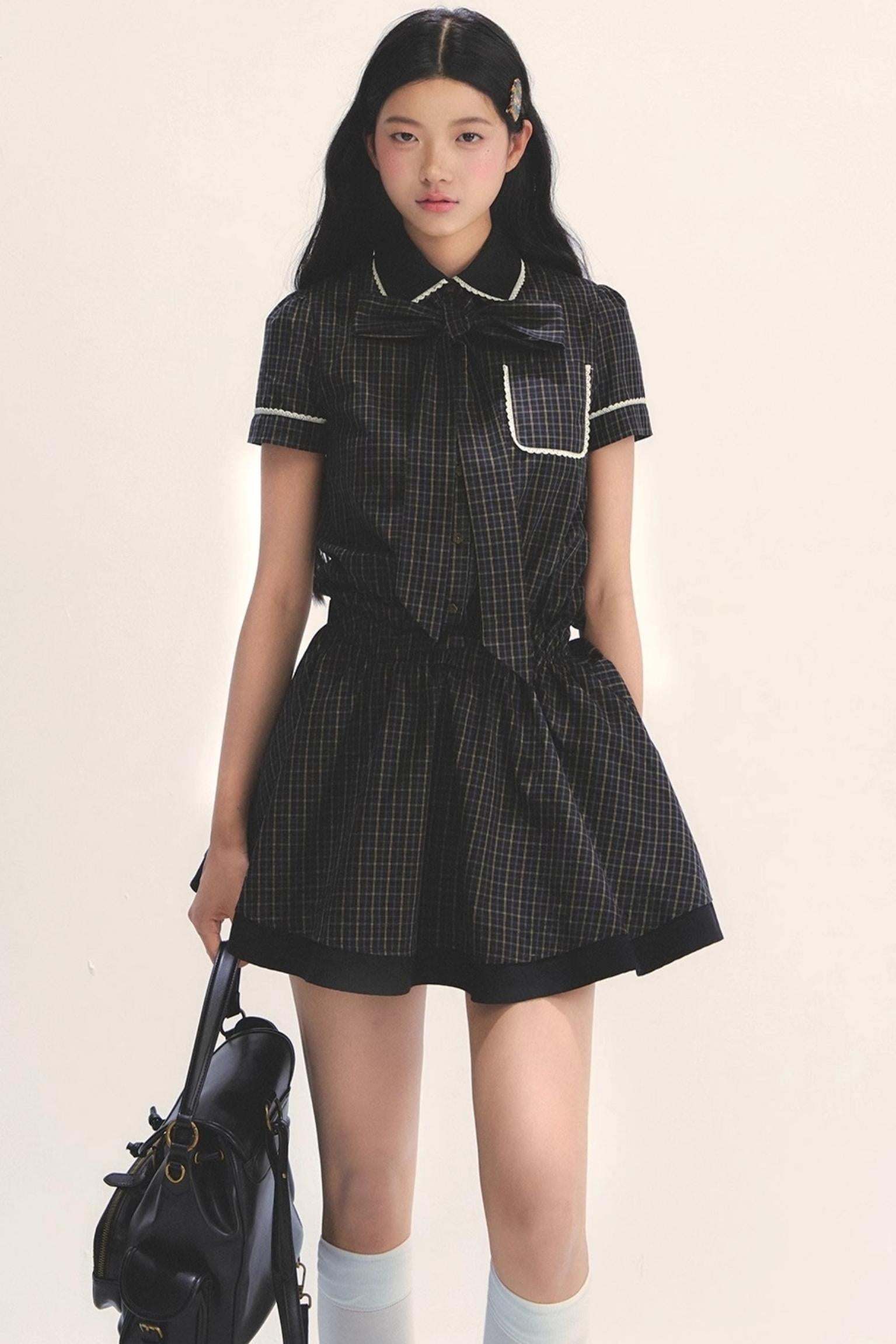 Sunset Plaid Dress – UrbanSheek