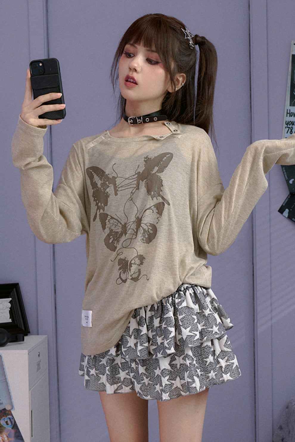 Asian Girl Star Cukalet Street Y2K Skirt – UrbanSheek