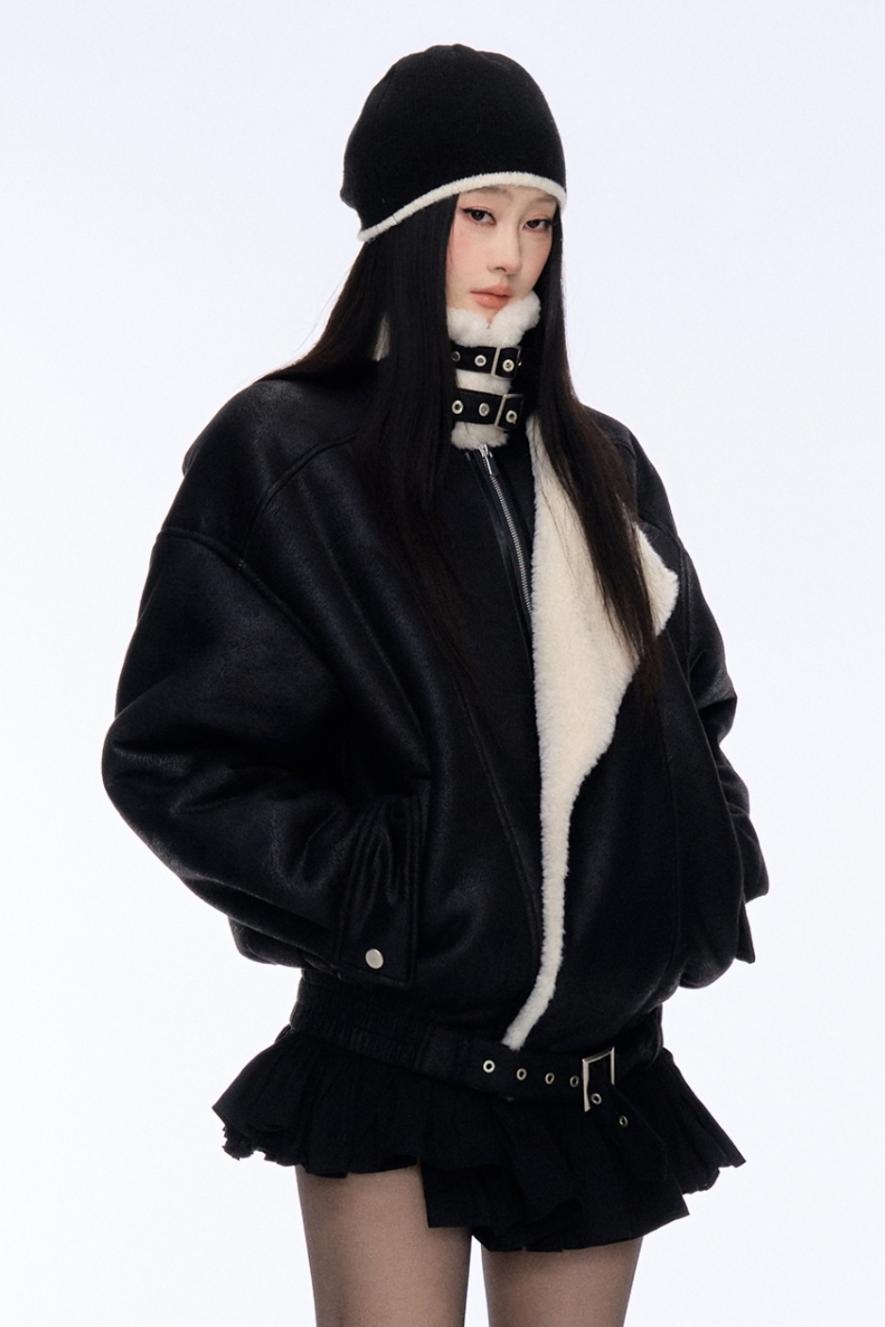 Fur Integrated Lapel Jacket – UrbanSheek