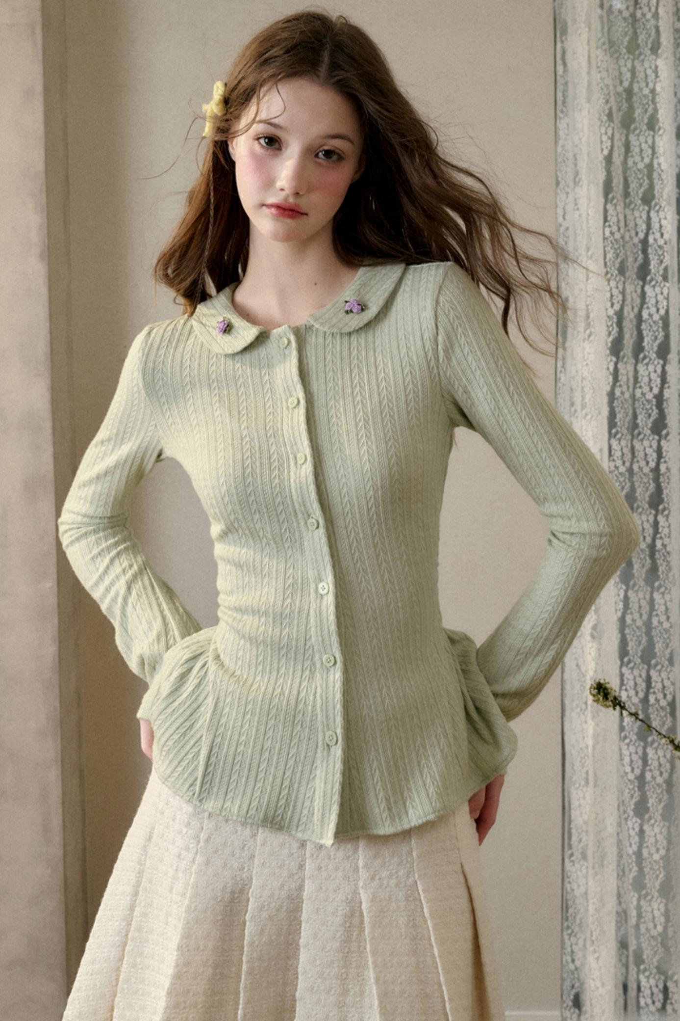 Warm Flower Knit Top – UrbanSheek
