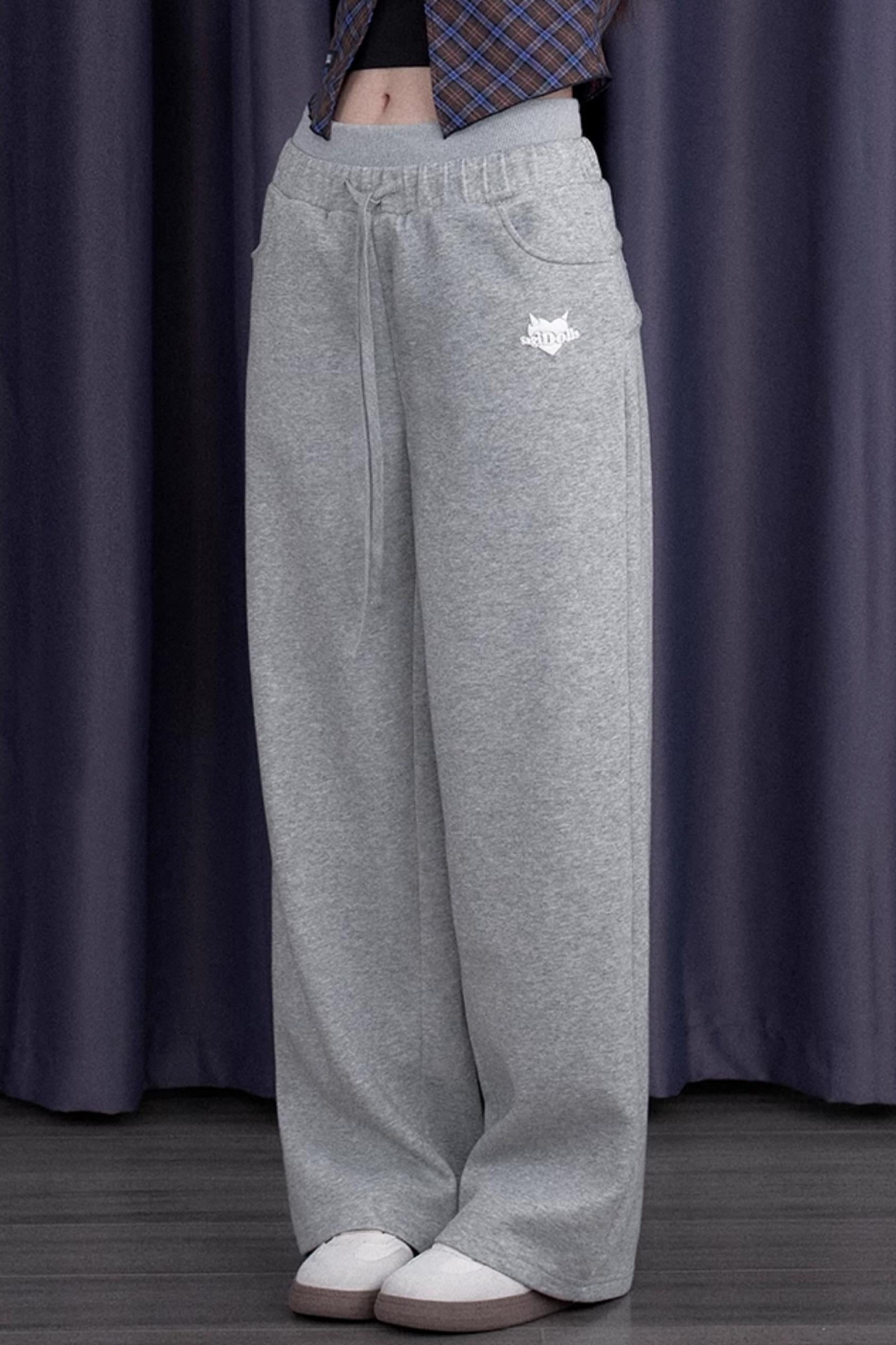 Retro Bow-Detail Sweatpants – UrbanSheek