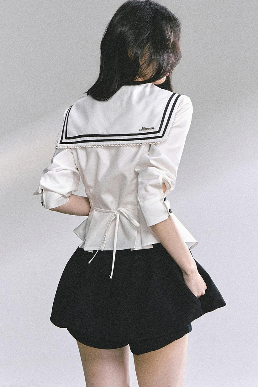 Autumn Navy Top – UrbanSheek