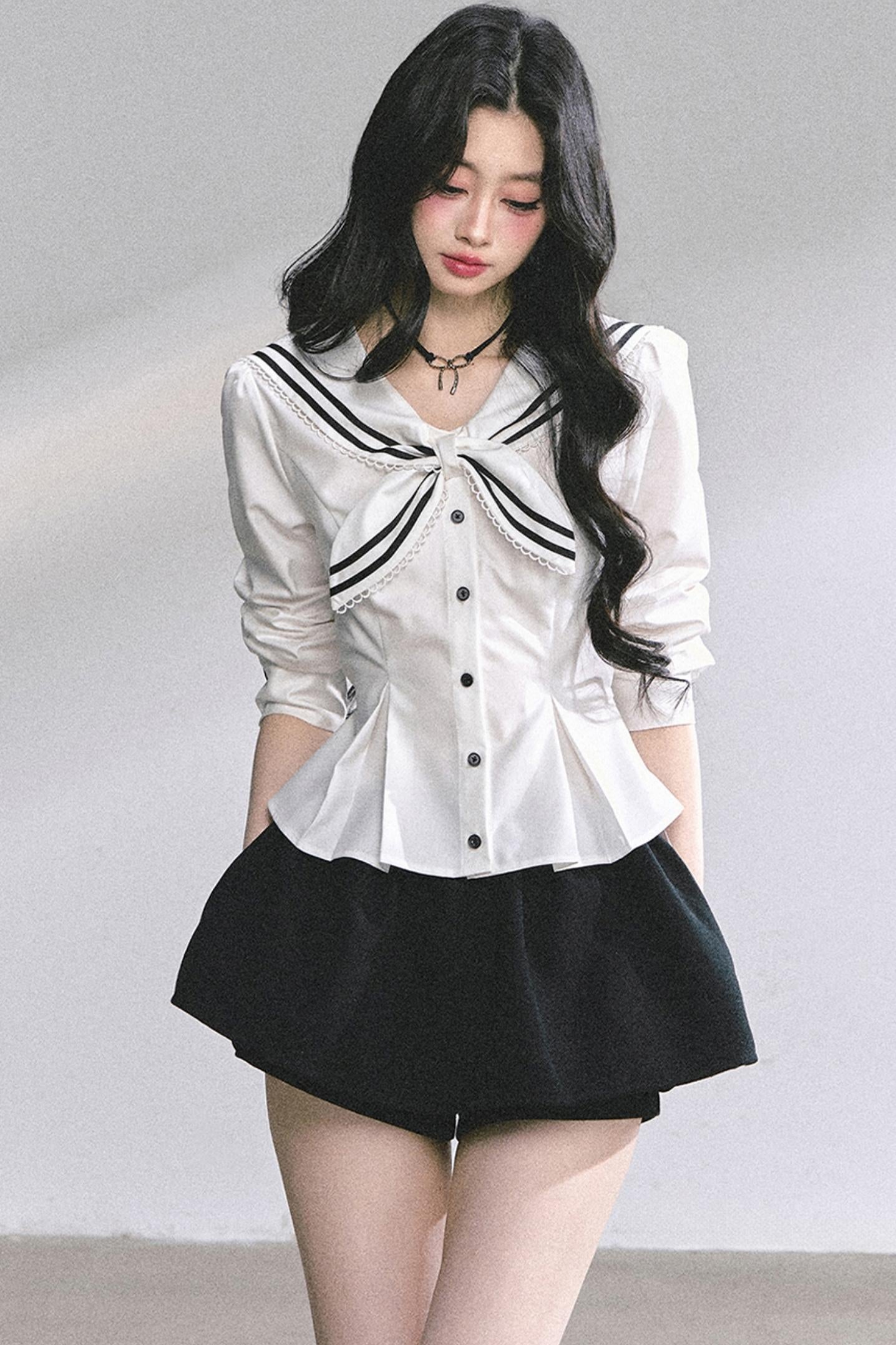 Autumn Navy Top – UrbanSheek