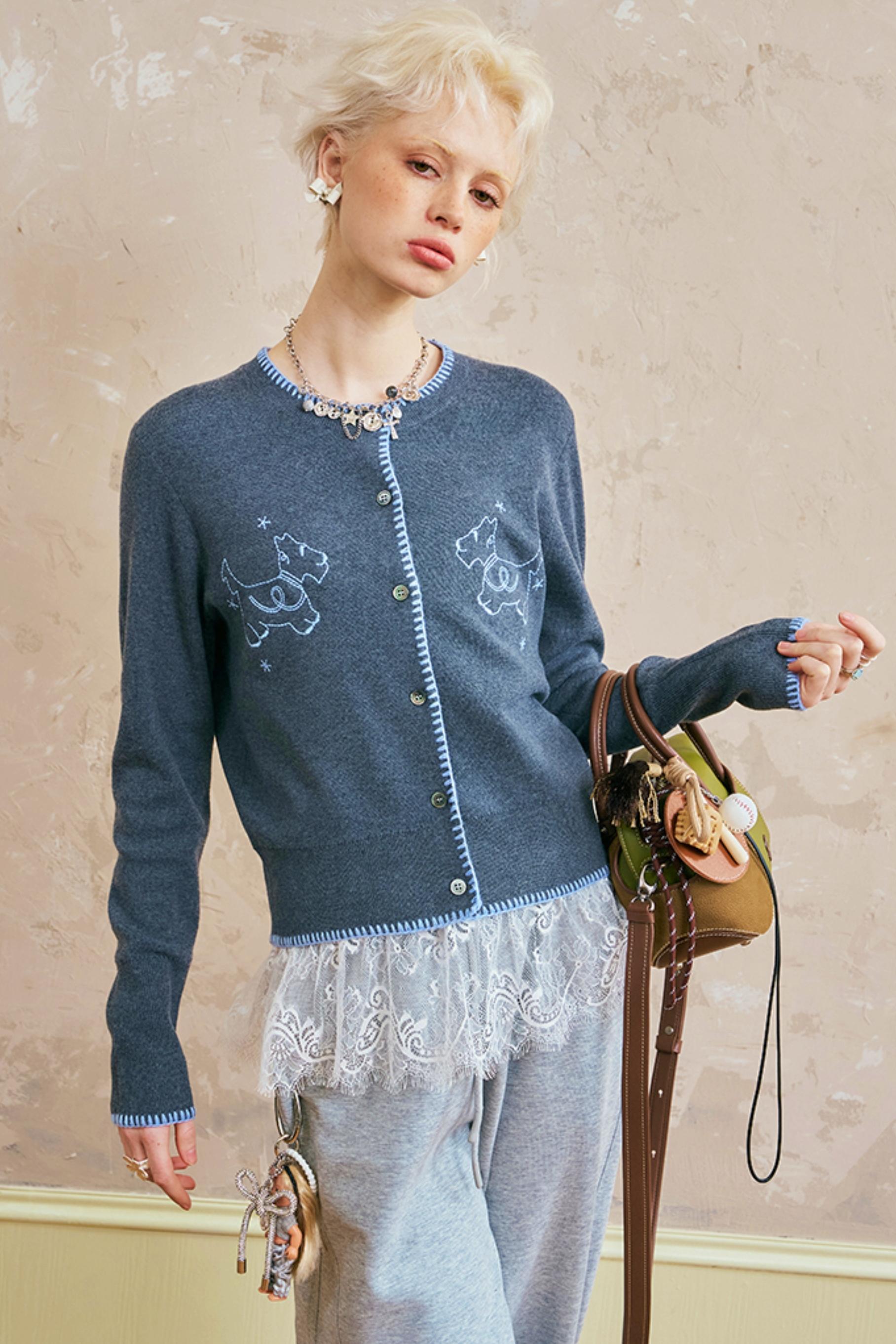 Shell Motif Warm Cardigan – UrbanSheek