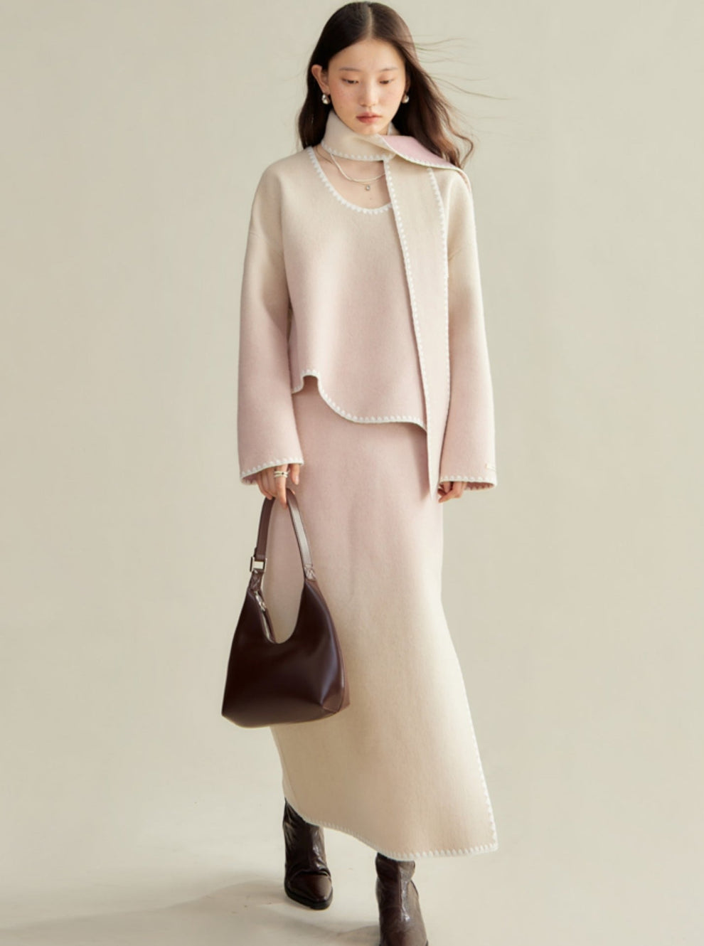 original gradient double-sided suit set – UrbanSheek