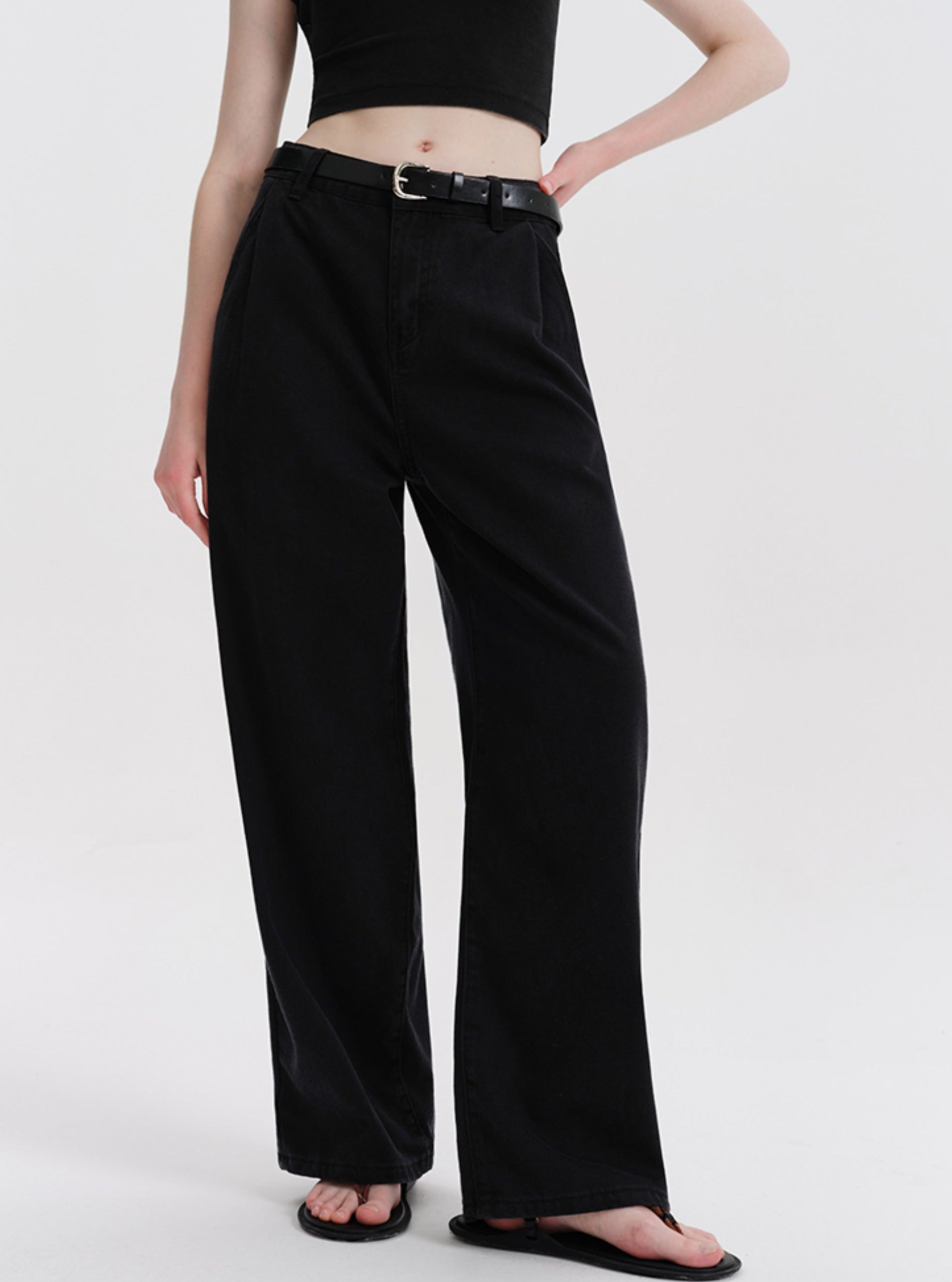 Loose Black Tencel Pants – UrbanSheek