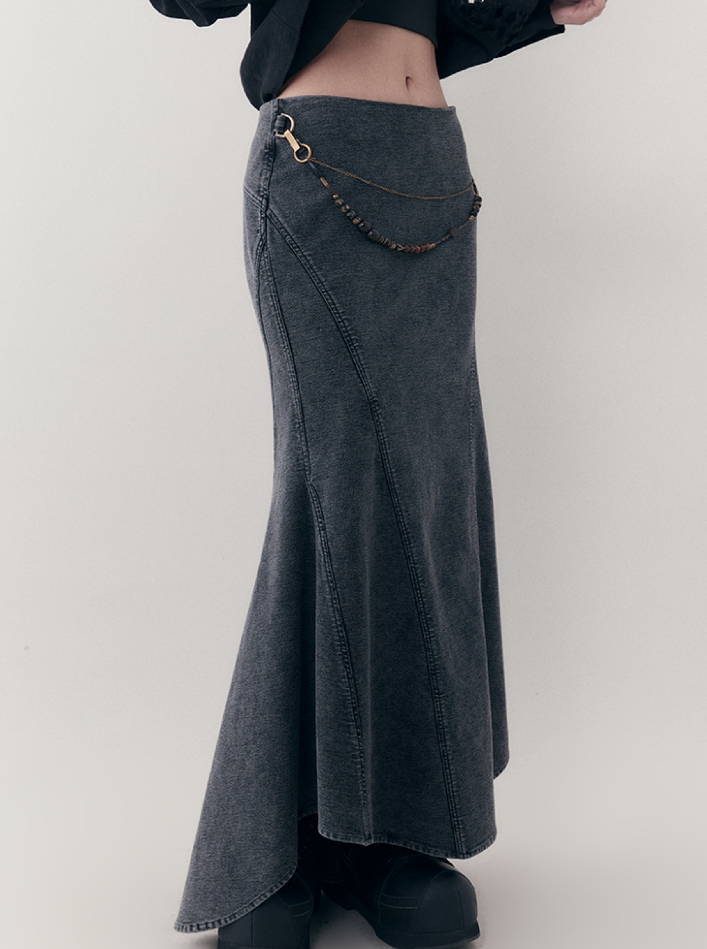 Genesis Yuan Flowing Fish Tail Skirt – UrbanSheek