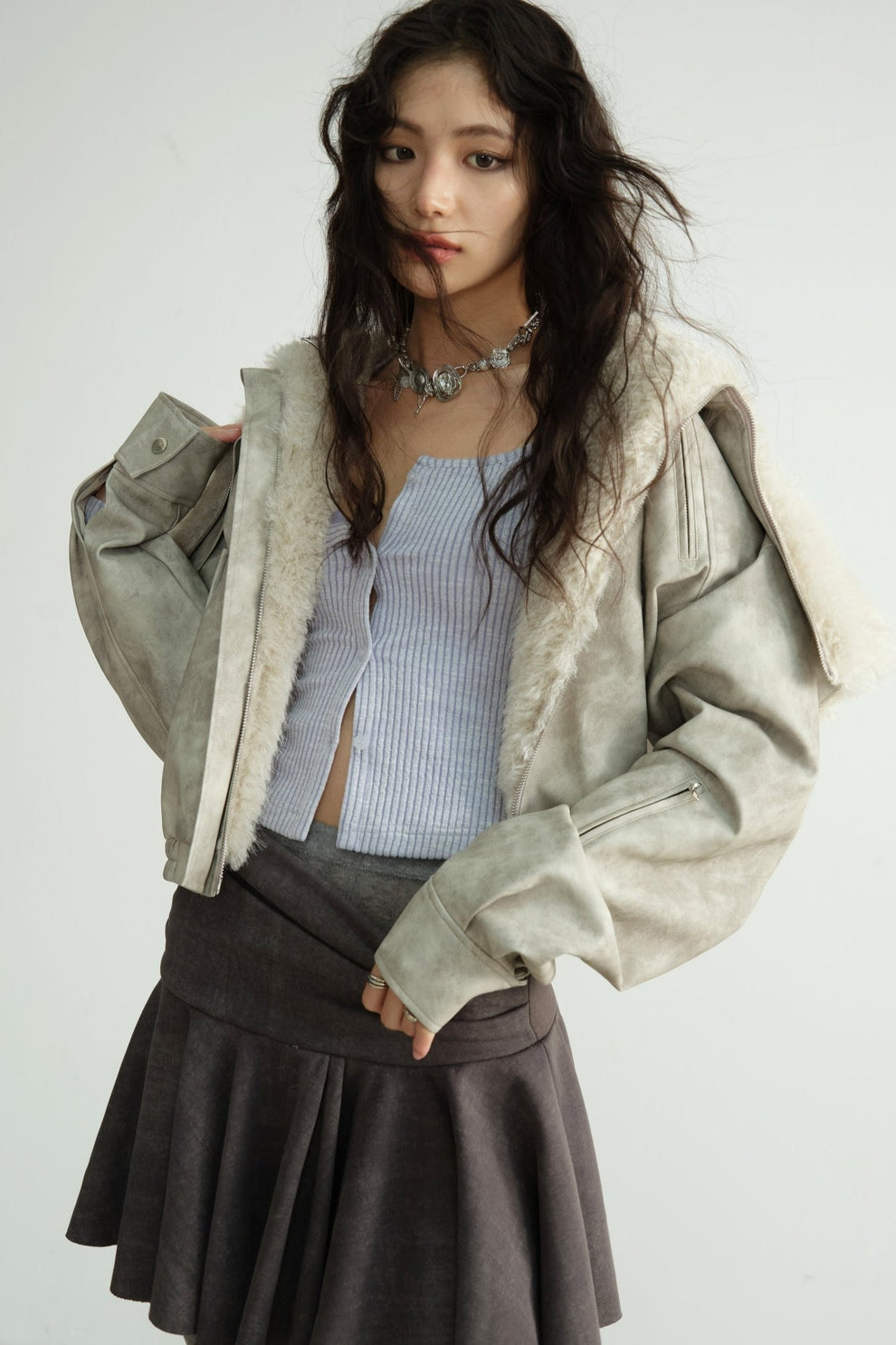 Vintage Ballet Multi-Wear Leather Jacket – UrbanSheek