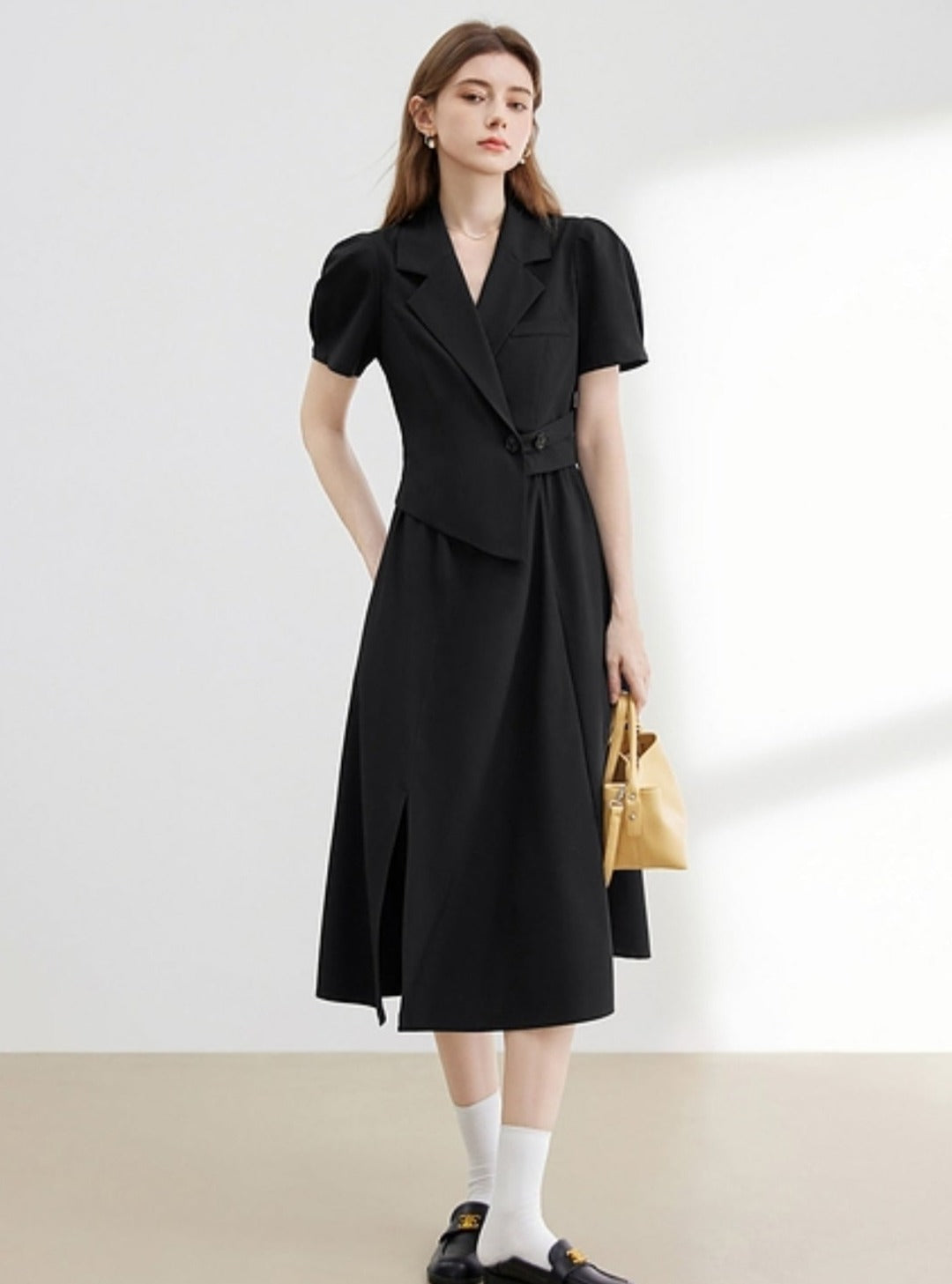 Two-Piece Collar Dress – UrbanSheek