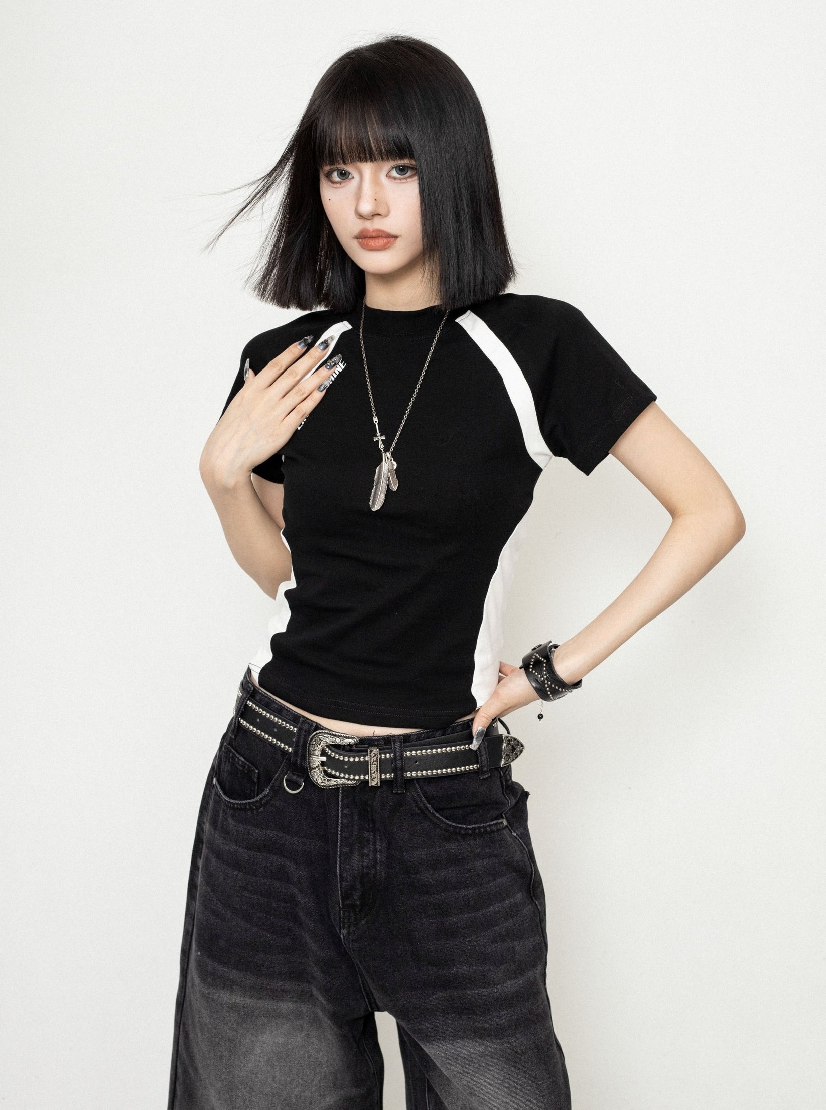 Black Slim Short Sleeve T-Shirt – UrbanSheek