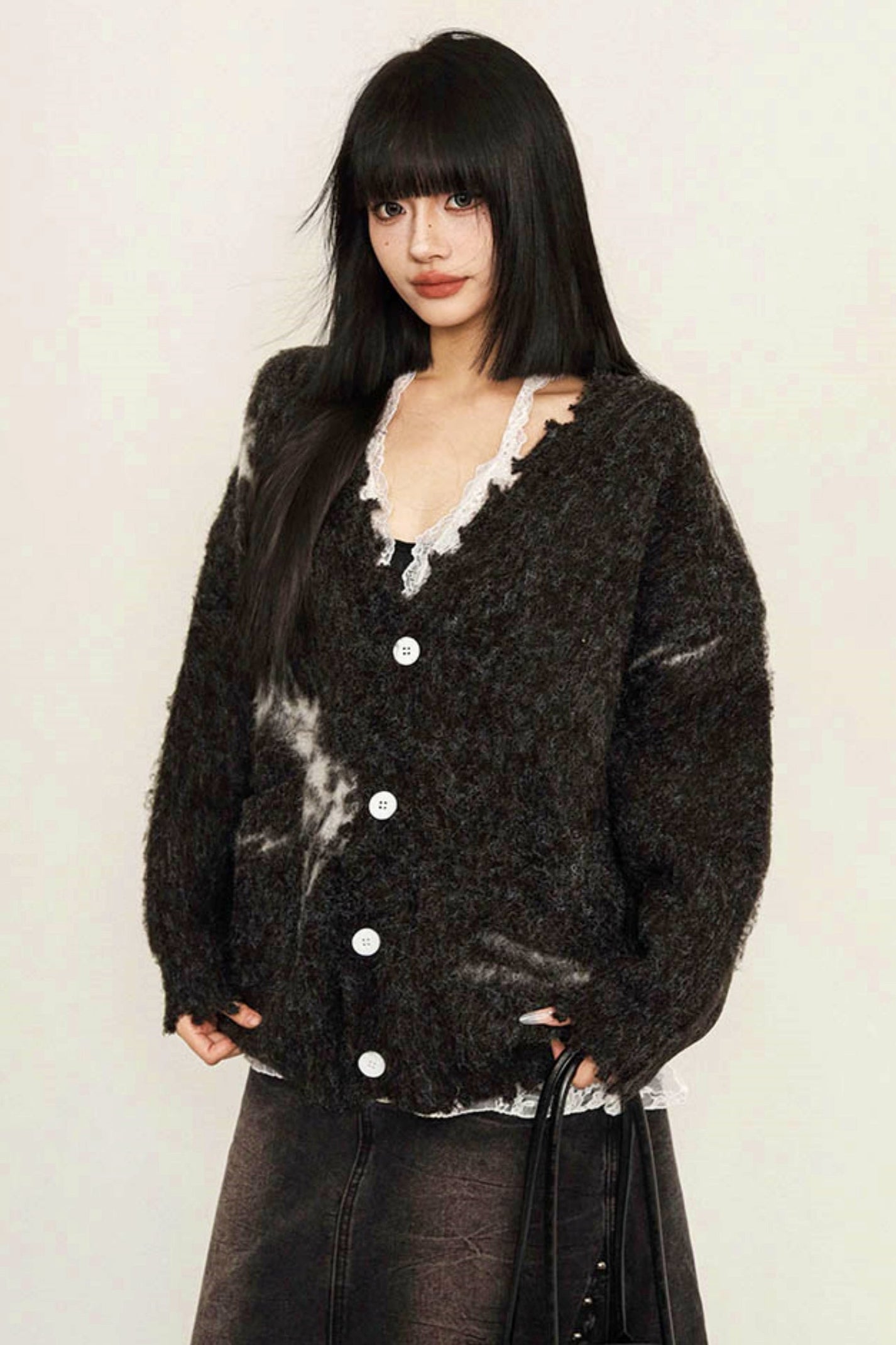Versatile Frayed Knit Cardigan – UrbanSheek