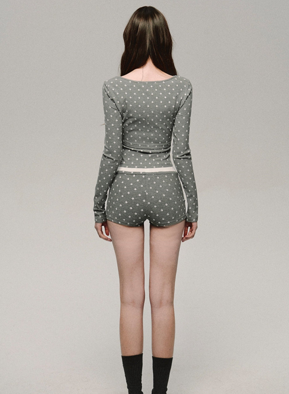 Herbaceous Grey Knit Suit Set-Up – UrbanSheek