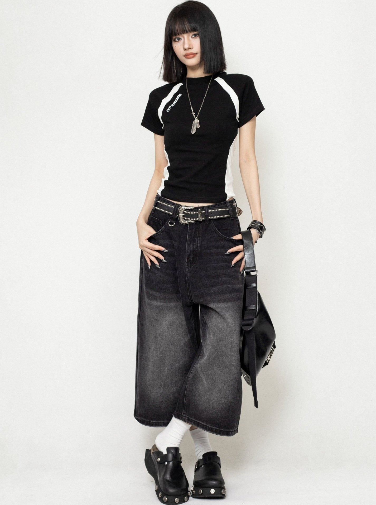 Black Slim Short Sleeve T-Shirt – UrbanSheek