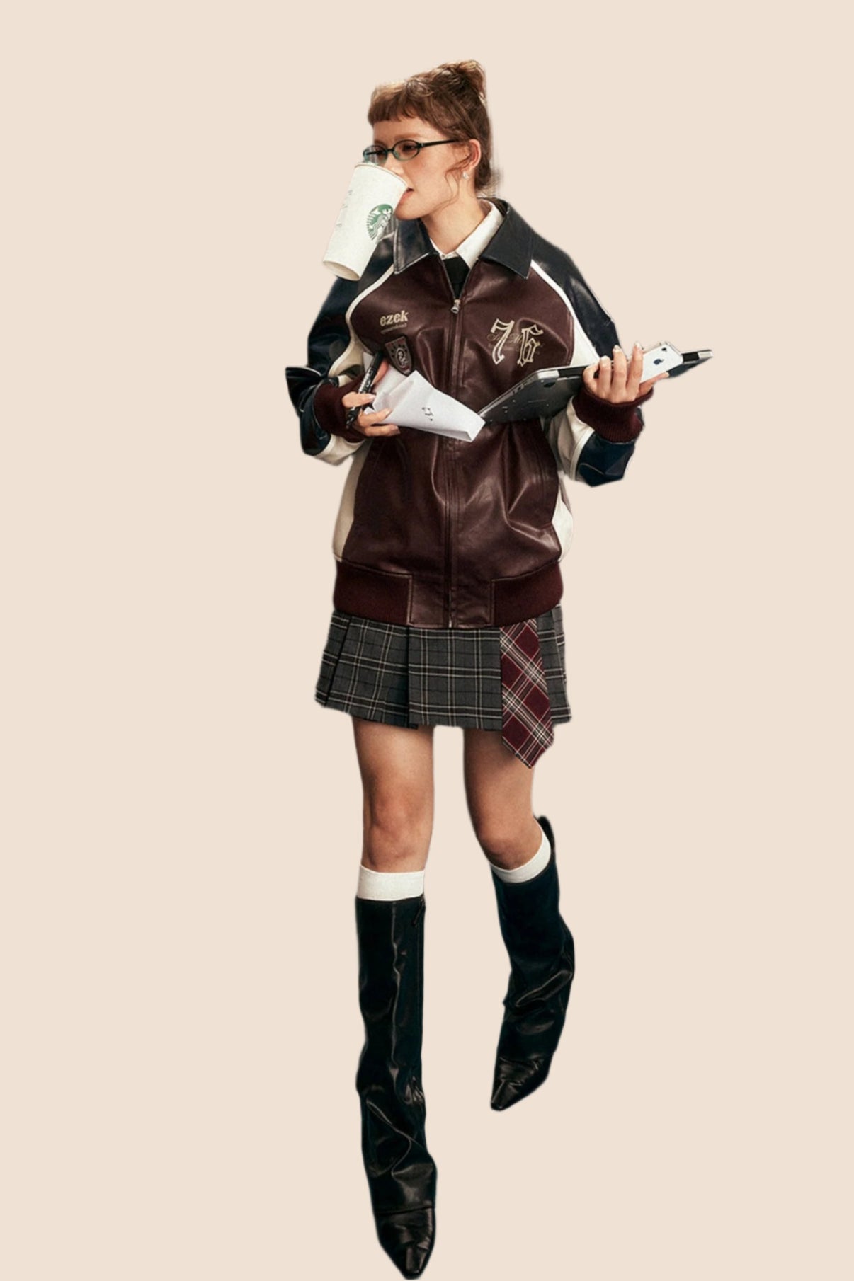Vintage Dropped Sleeve Biker Jacket – UrbanSheek