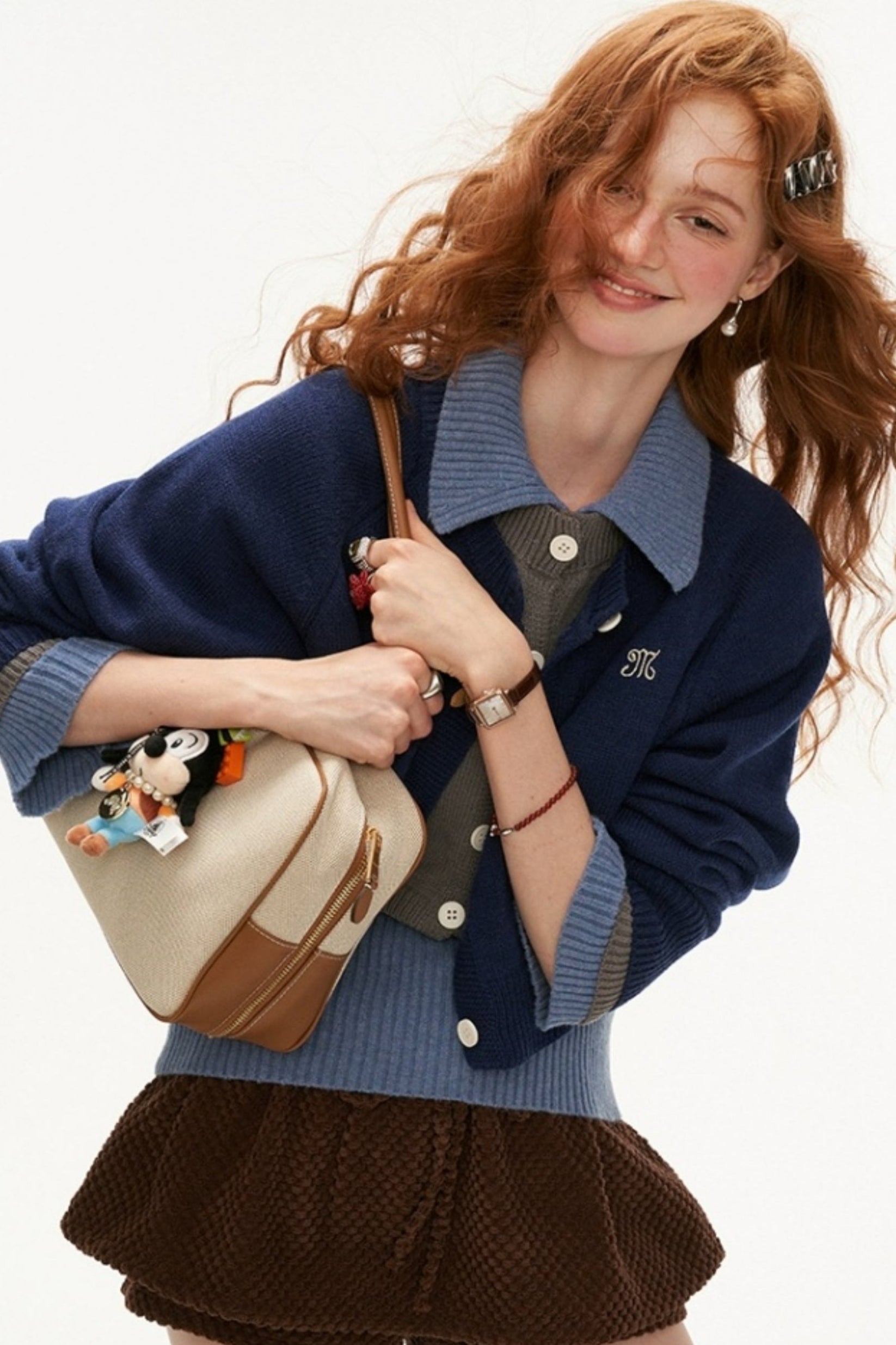 Vintage College Style Sweater Jacket – UrbanSheek