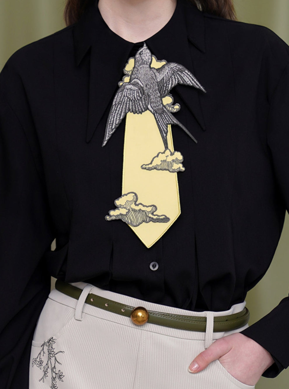 French Retro Niche Design Bow Necktie – UrbanSheek