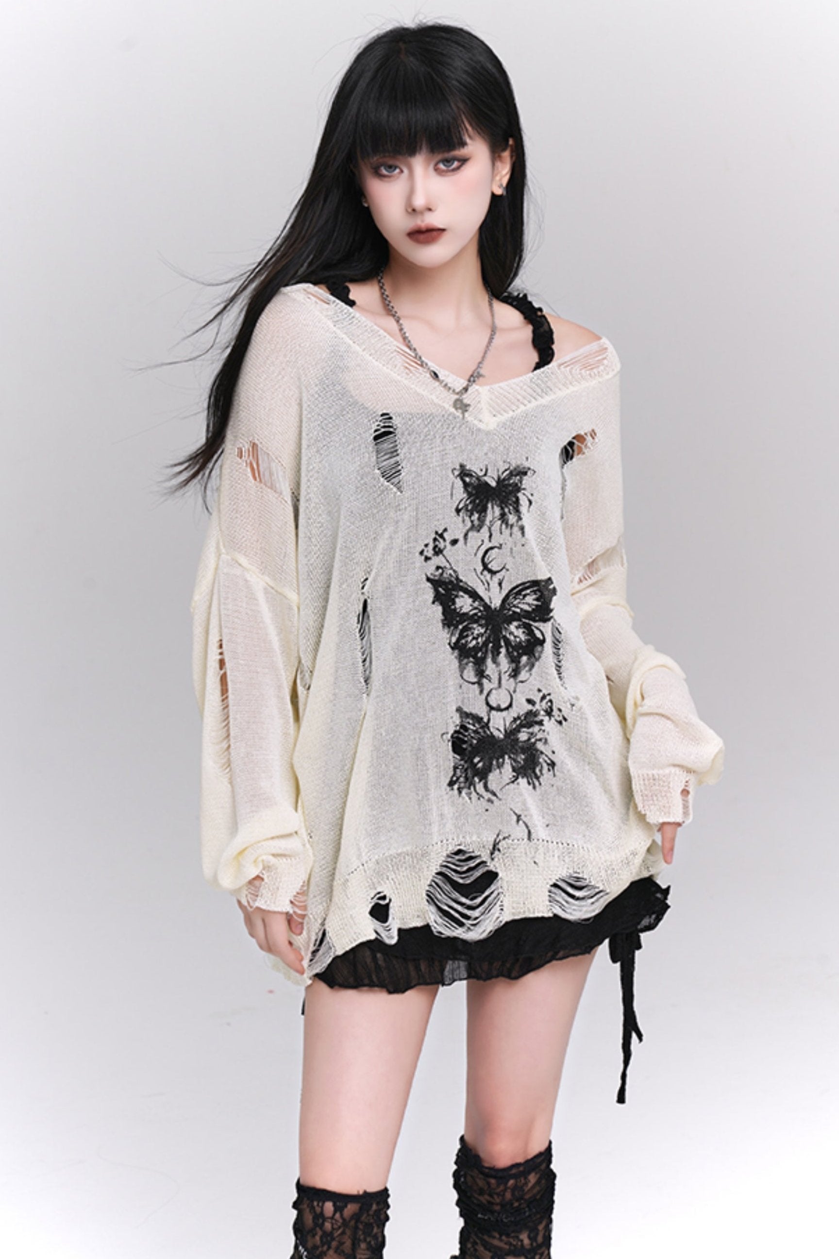 Base Dress Cut-Out Smock Sweater Set-Up – UrbanSheek