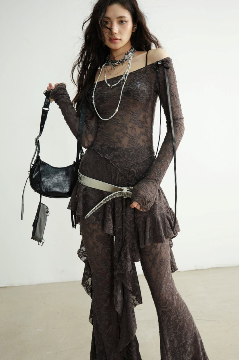 Dark Stray Fairy Irregular Ruffle Wasteland Set-Up – UrbanSheek