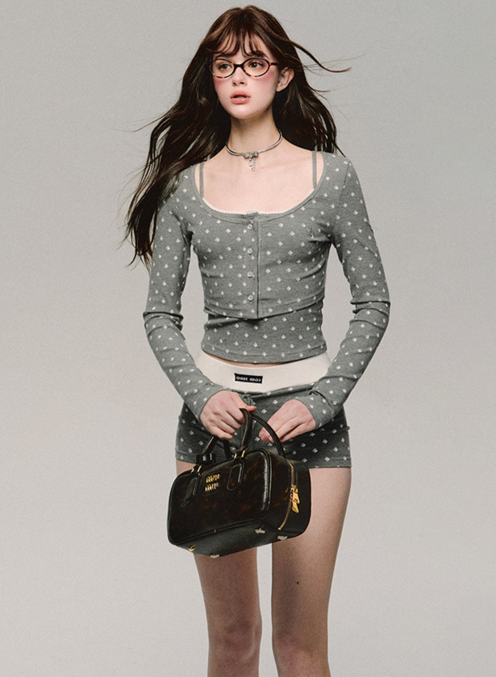 Herbaceous Grey Knit Suit Set-Up – UrbanSheek