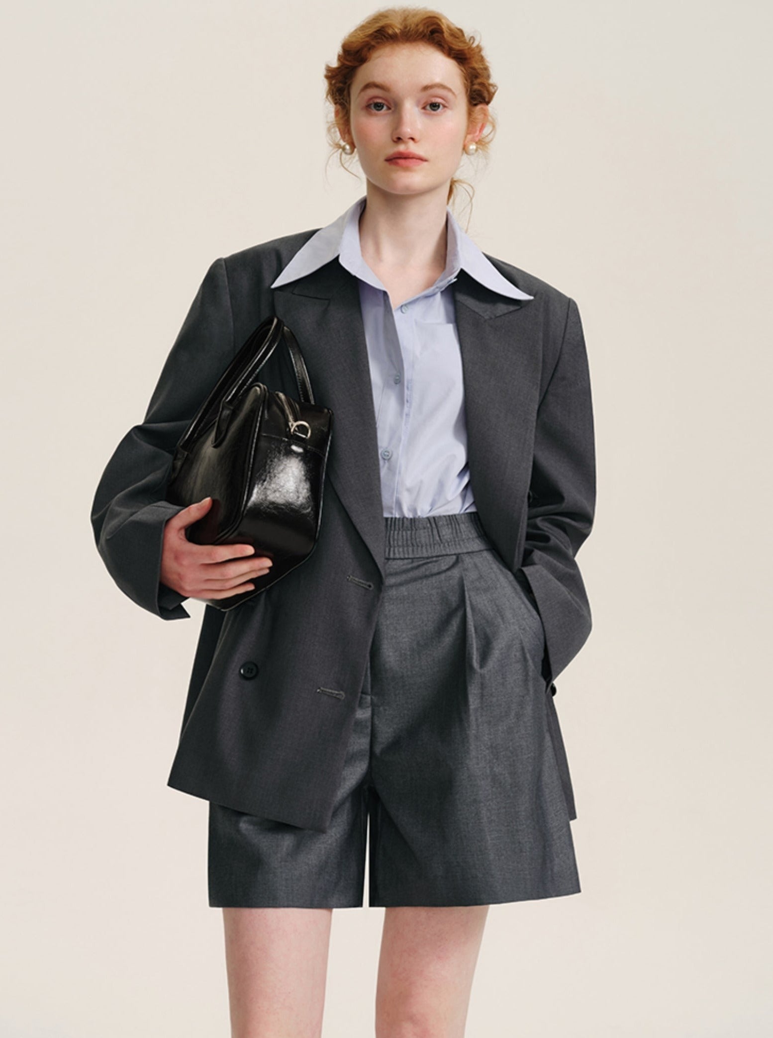 Padded Shoulder Blazer Set-Up – UrbanSheek
