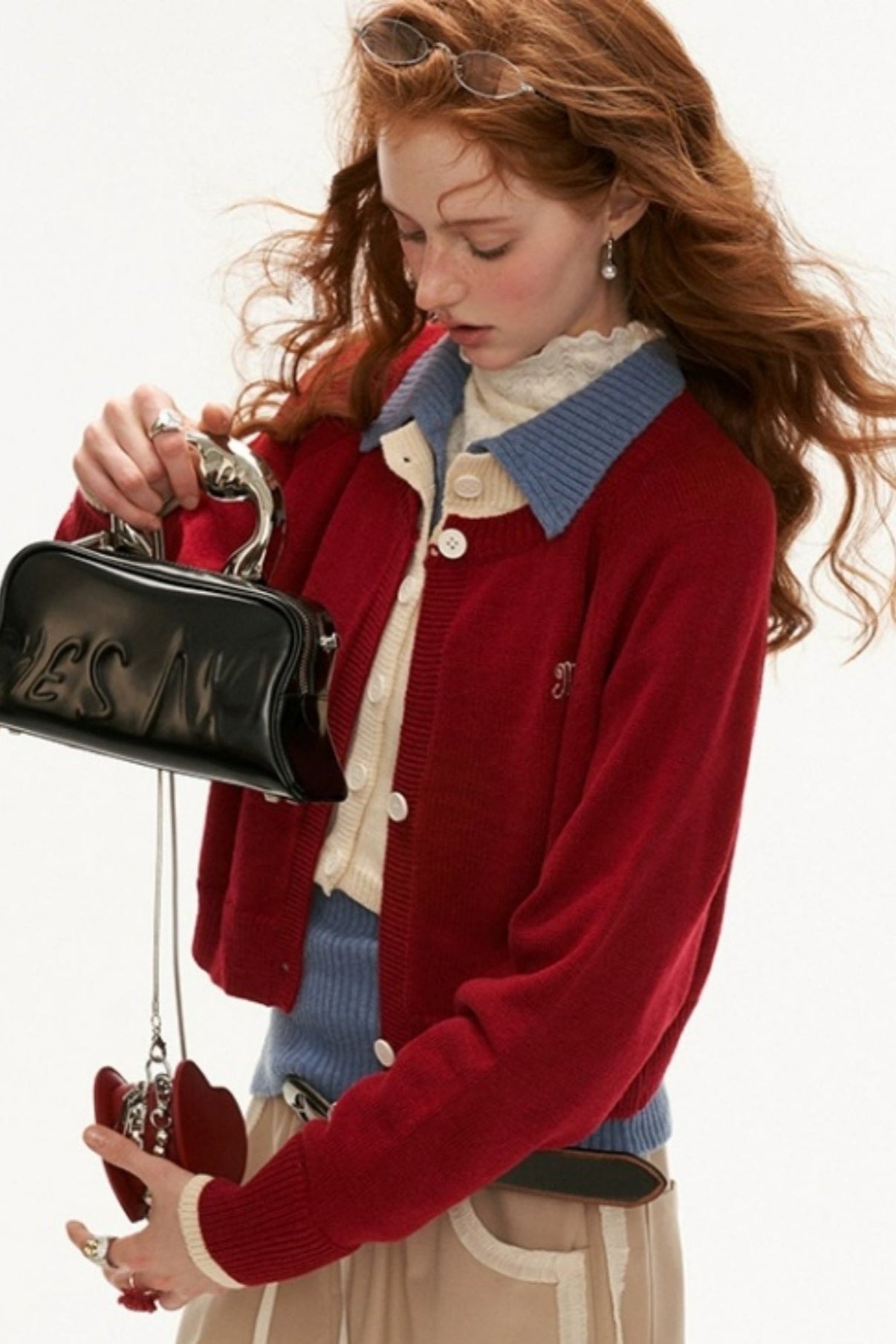 Vintage College Style Sweater Jacket – UrbanSheek