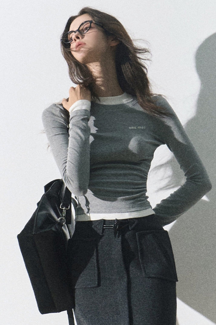 Fashionable Layering Underneath Bottom T-Shirt – UrbanSheek