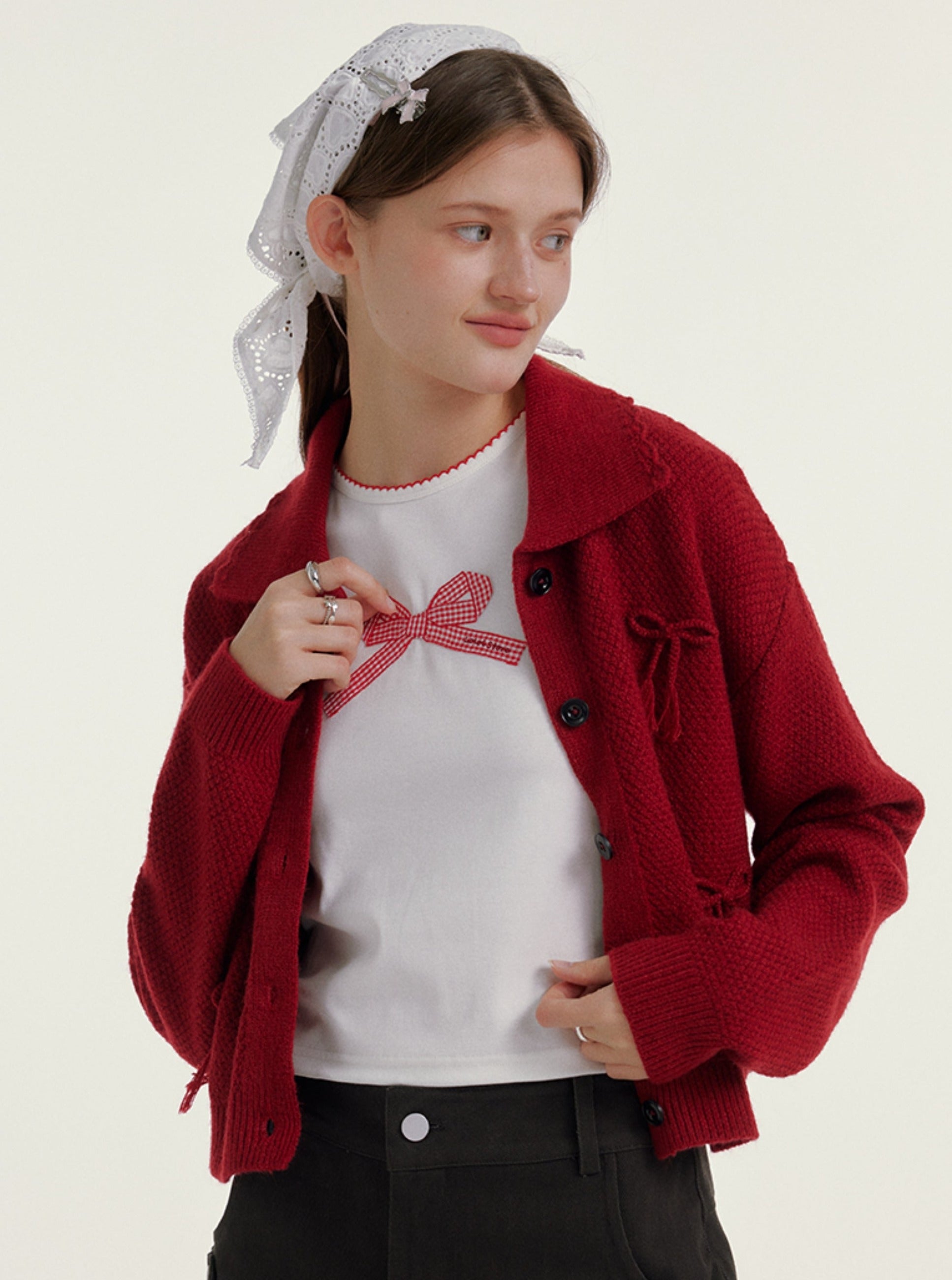 Bow Knit Cardigan Jacket – UrbanSheek