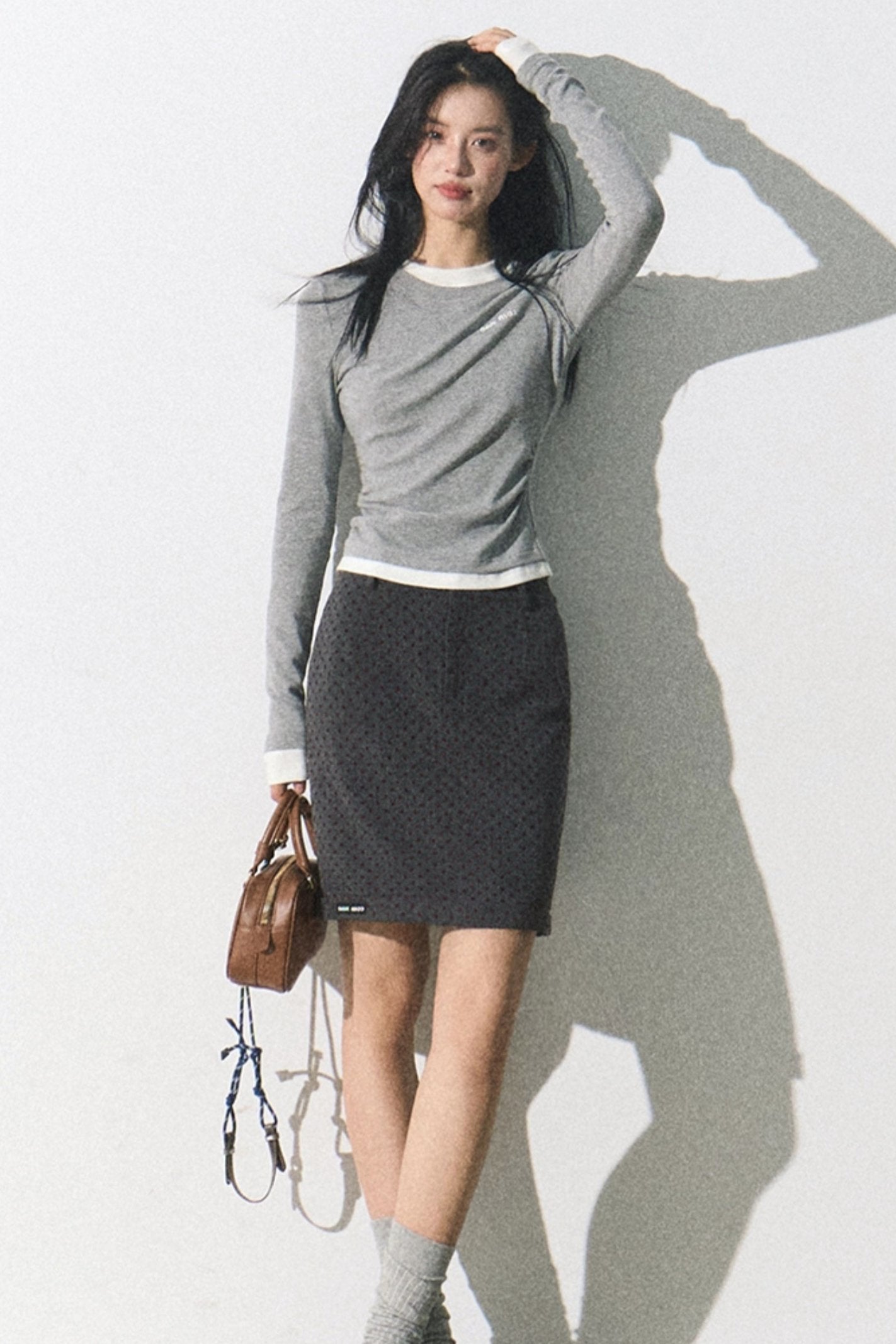 Fashionable Layering Underneath Bottom T-Shirt – UrbanSheek