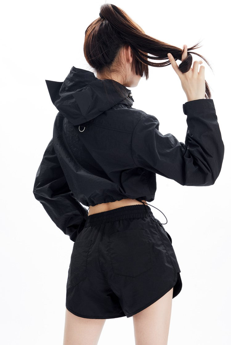 Sports Style Short Jacket & Shorts – UrbanSheek