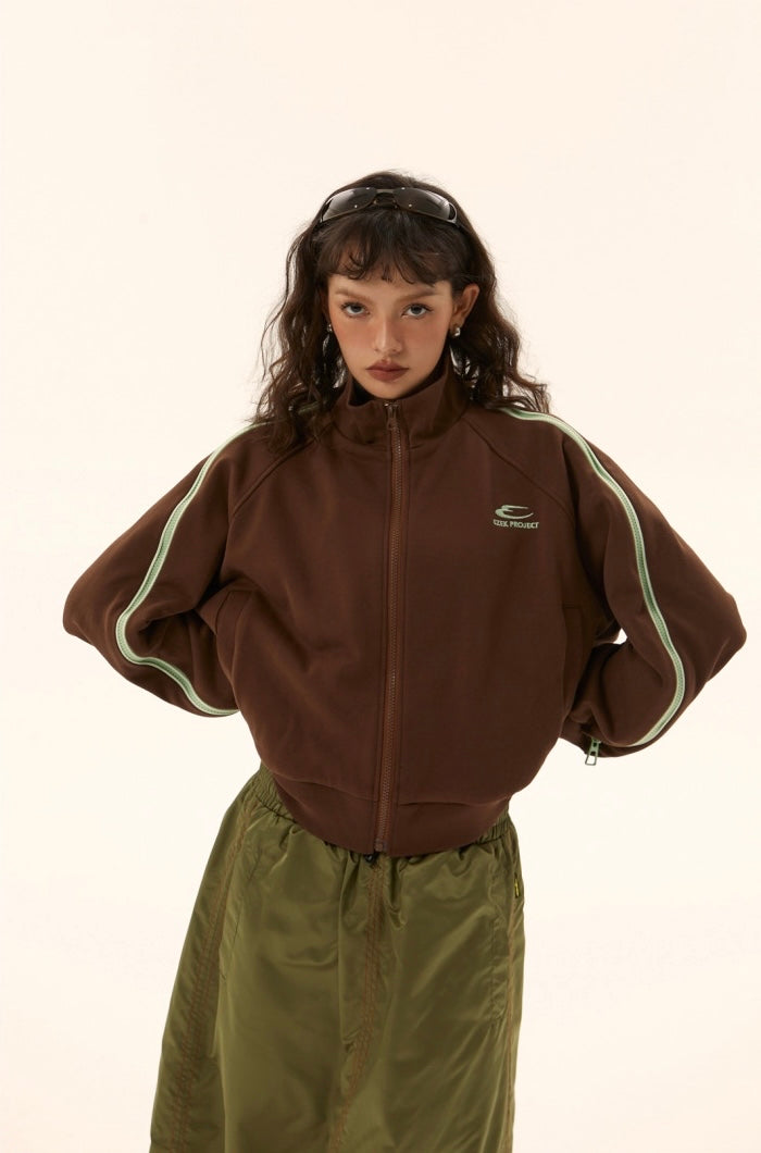 Zipper Short Track Jacket – UrbanSheek